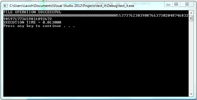 Coding Club Project Euler Solution 13