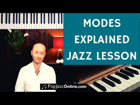 Jazz Modes Explained MUST SEE!!! 🎹😃 │ Jazz Piano Lesson