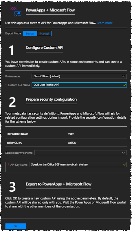 Chris Obrien Using A Custom Azure Function In Flow Eg To Call The Graph 