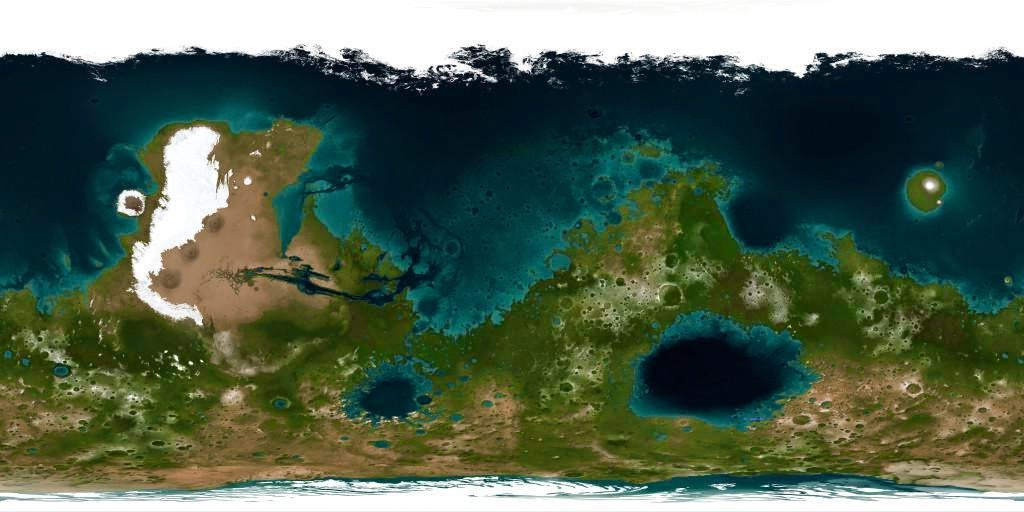 Ancient Mars Vivid Maps