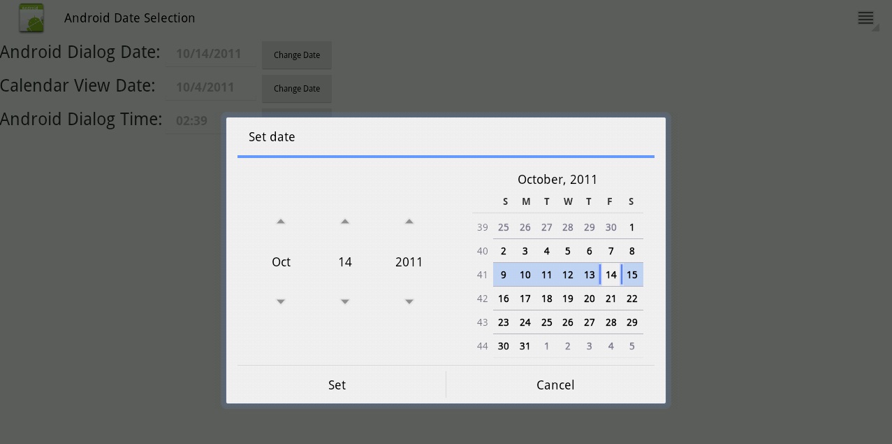 Programmers Sample Guide Android Activity For Datepickerdialog