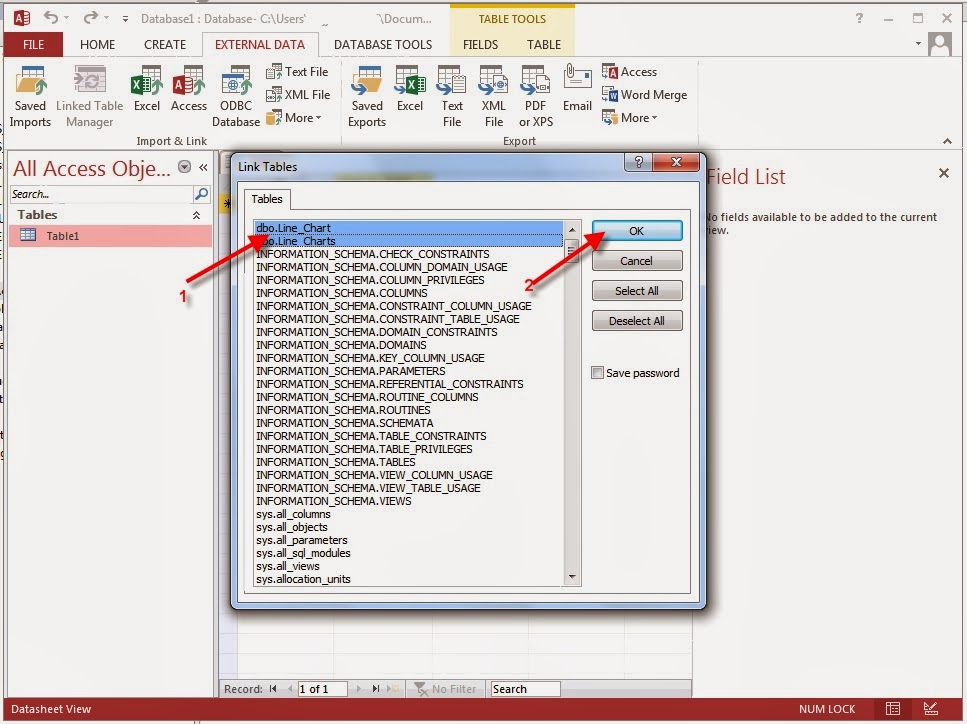 Web Developers Place Linking Access 2013 To Microsoft Sql Server Part 3