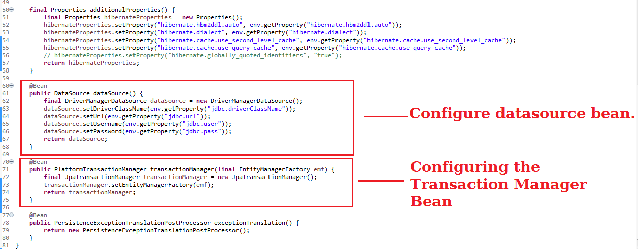 Spring Data Jpa Tutorial Java Based Configuration