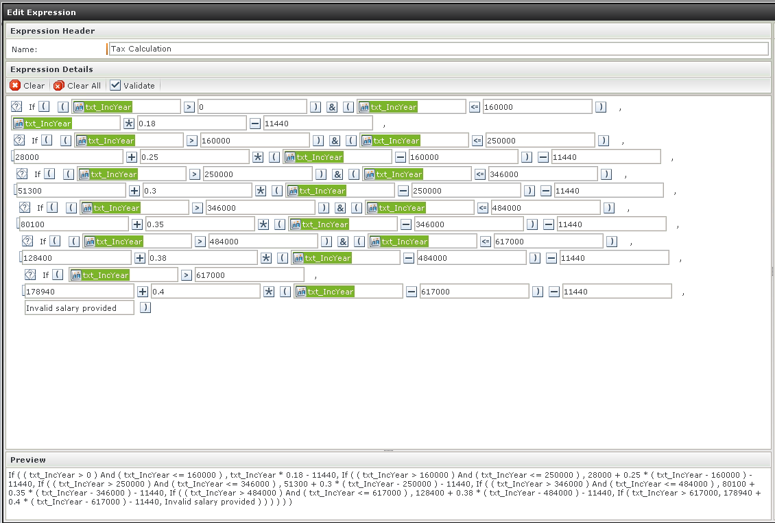 K2 Smartforms Expressions