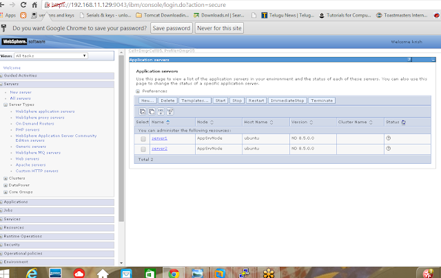 Jython For Wsadmin Creating New Server Using Jython