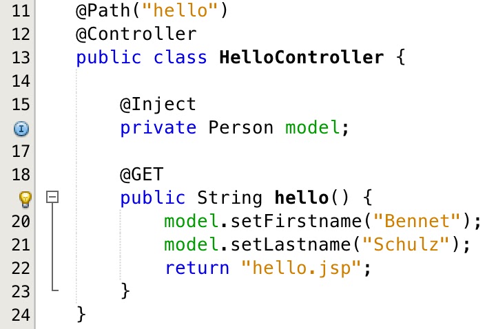 Mvc 1 0 In Java Ee 8 How To Work With Controllers Enterprise Java Blog