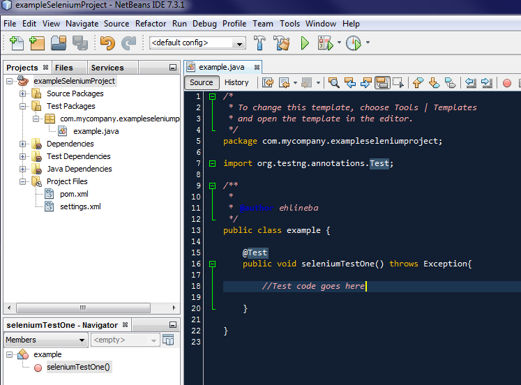 Selenium Stuff Basic Selenium Webdriver Test W Maven Java Testng