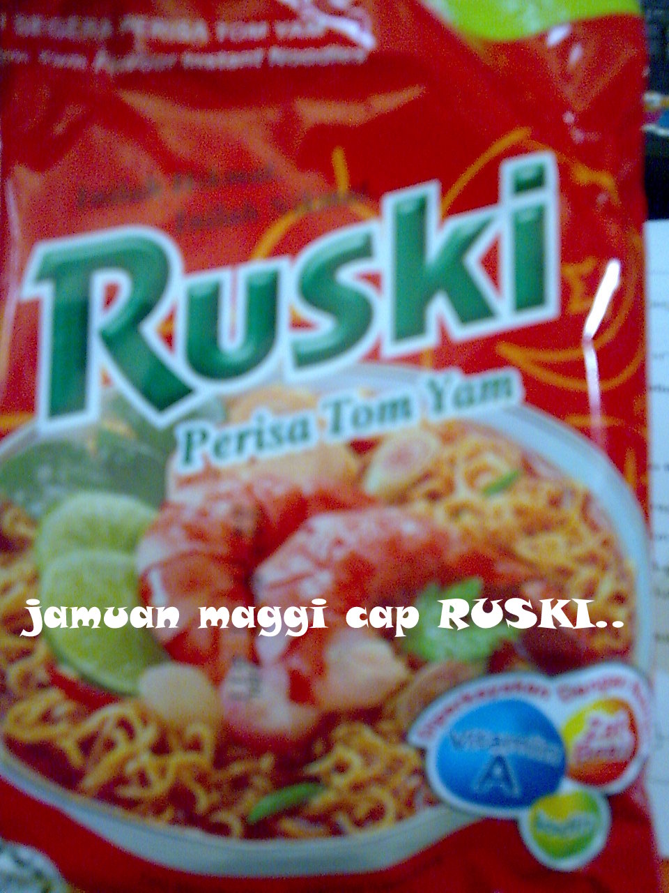 Dari pandangan kepada penulisan: Jamuan maggi untuk tengahari..