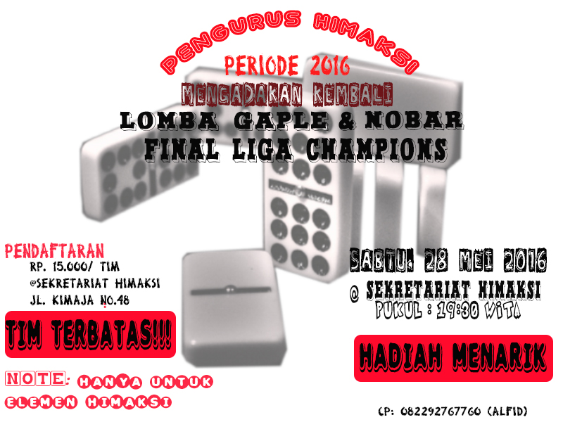 HIMAKSI FE-UNTAD: LOMBA GAPLE
