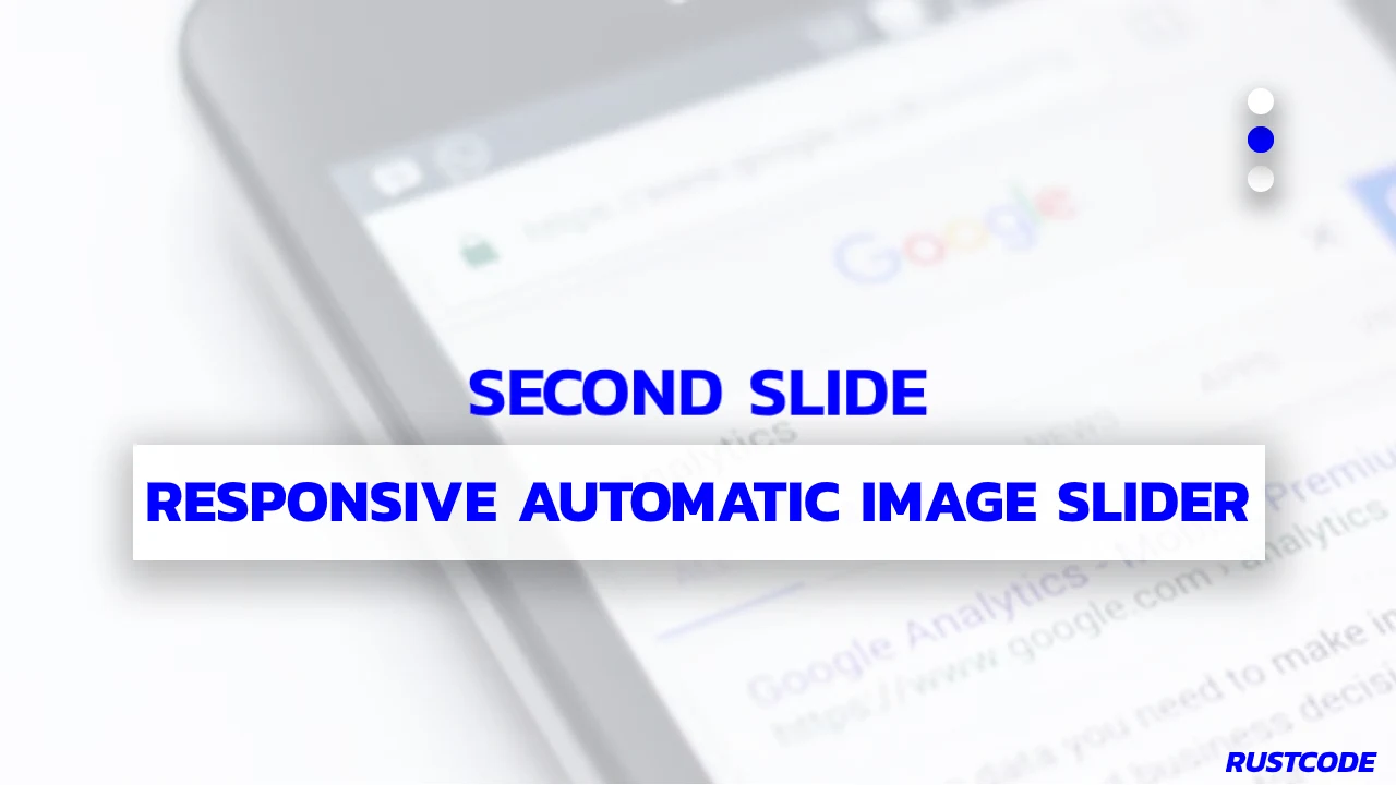 Responsive Automatic Image Slider Html Css And Javascript Rustcode