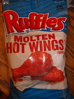 Hot Chicks Eatin' Spicy Chips: Snack #150- Ruffles Molten Hot Wings ...