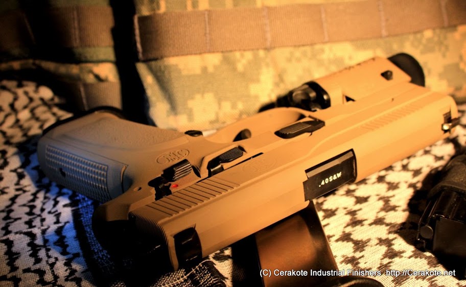 Custom FNP .40 with Streamlight all in FDE | FN Herstal Firearms
