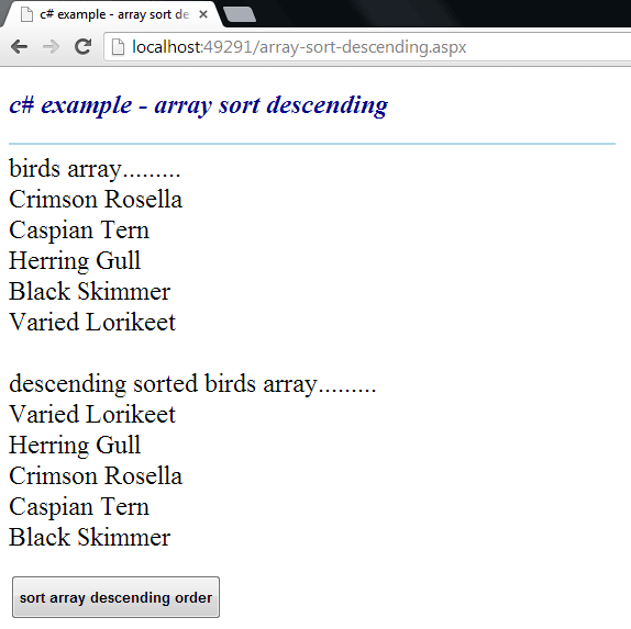 C Program For Sorting Array Slimdevelopers