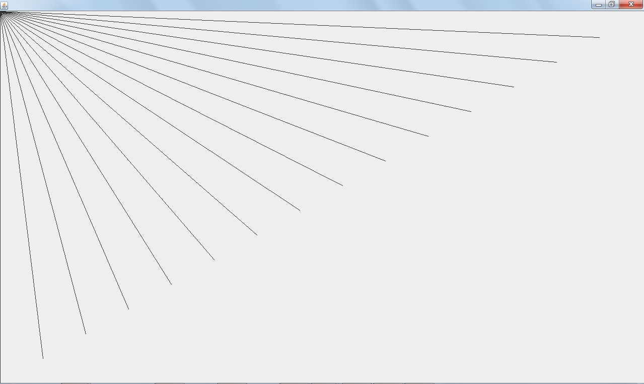 Java Gui And Graphics Case Study Exercise Using Drawline Computer
