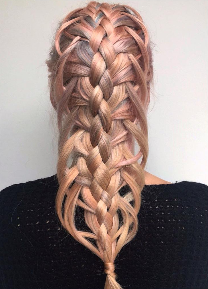 loop braid hairstyle ideas 2017 - Styles 7