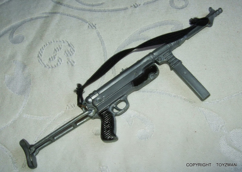 VINTAGE ACTION MAN GI JOE GERMAN STORMTROOPER SCHMEISER MP40 MACHINE ...