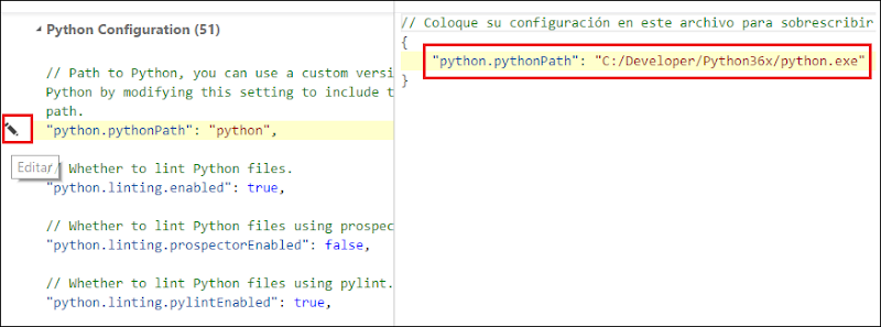 Ejecutar y depurar script Python en Visual Studio Code