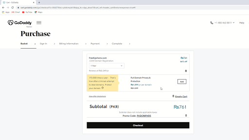 How to Buy Domain on GoDaddy (Cheap Price)