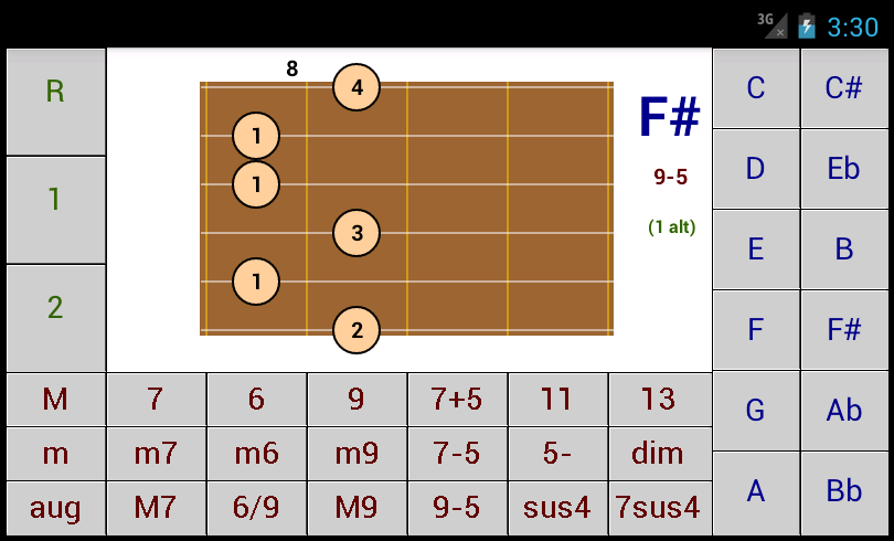 DG Guitalele / Requinto Chords - DG Android Applications