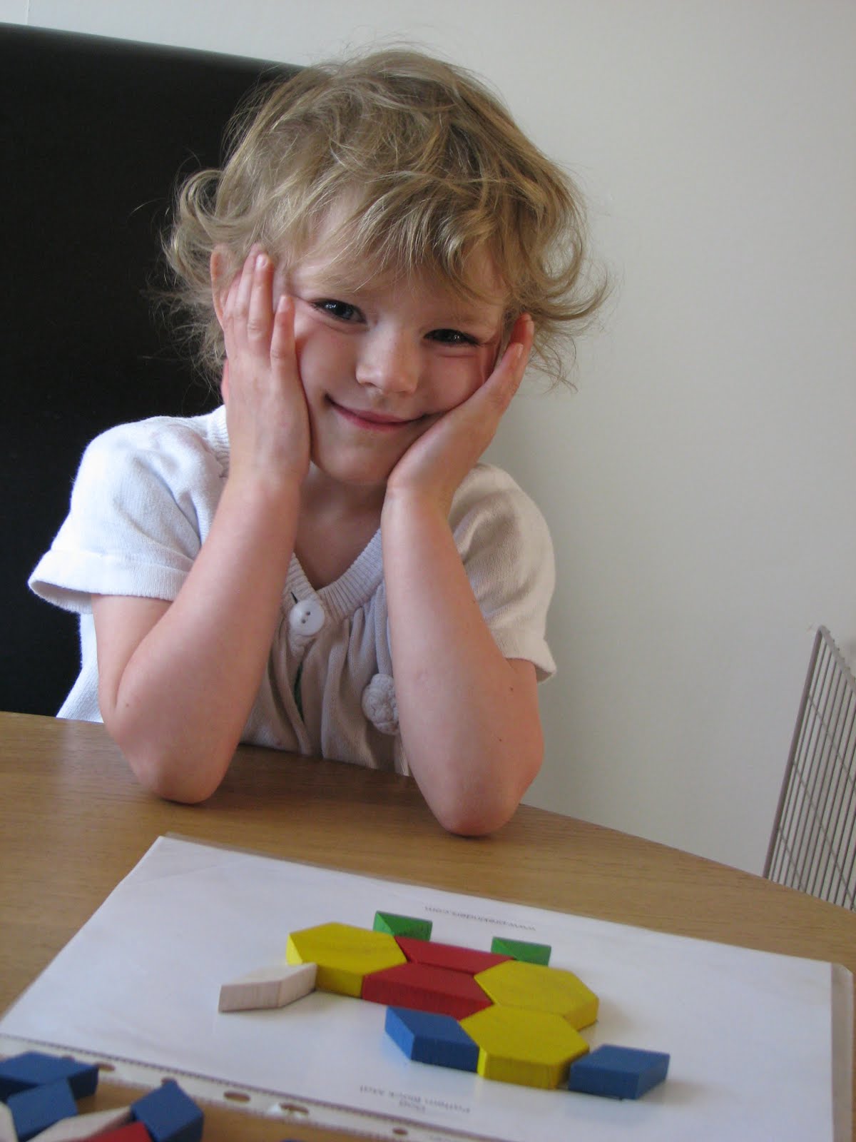 Little Blossoms Exploring Shapes With Pattern Blocks