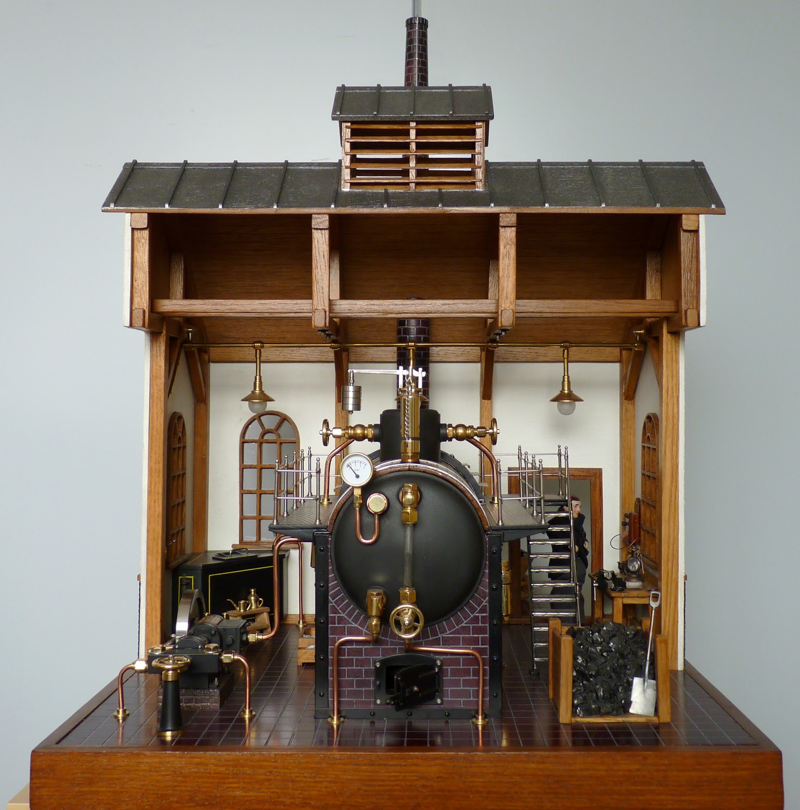 stoommachines: Stoomwerkplaats