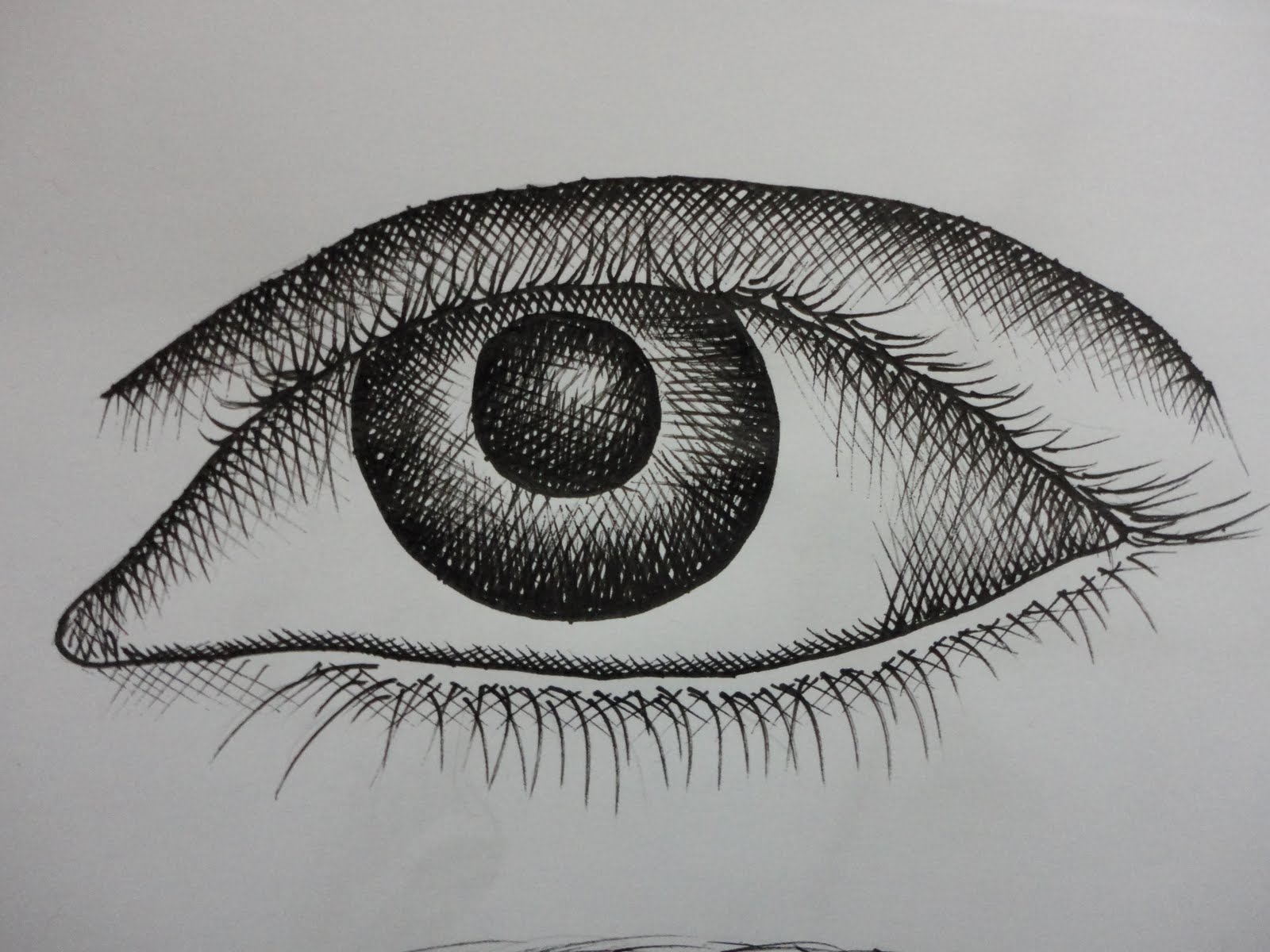 Diseño Arcos Bocas Ojos Y Narices En Achurado
