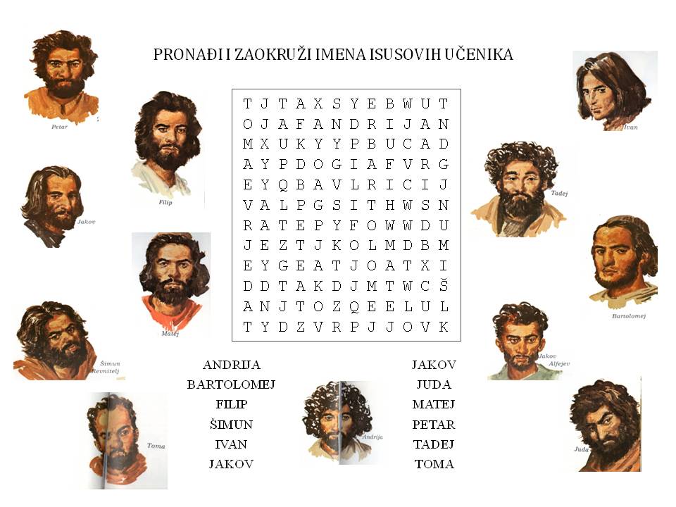 Zlatna djeca: Isusovi učenici - apostoli