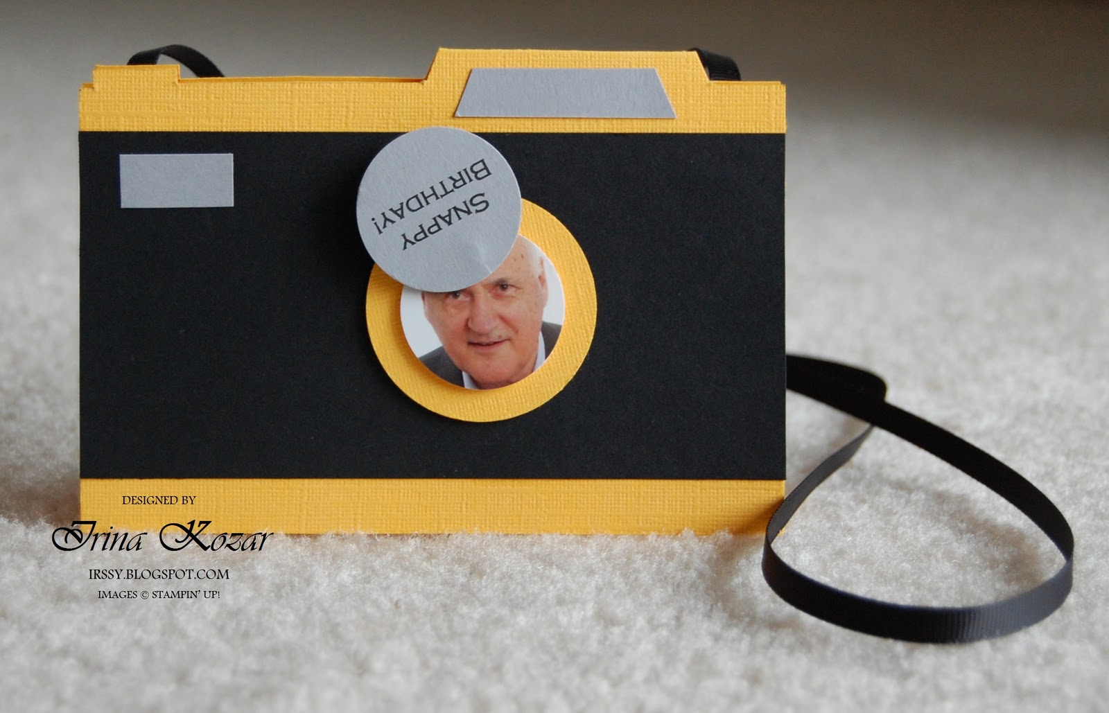 Stampin' with Irina: Camera Card Tutorial