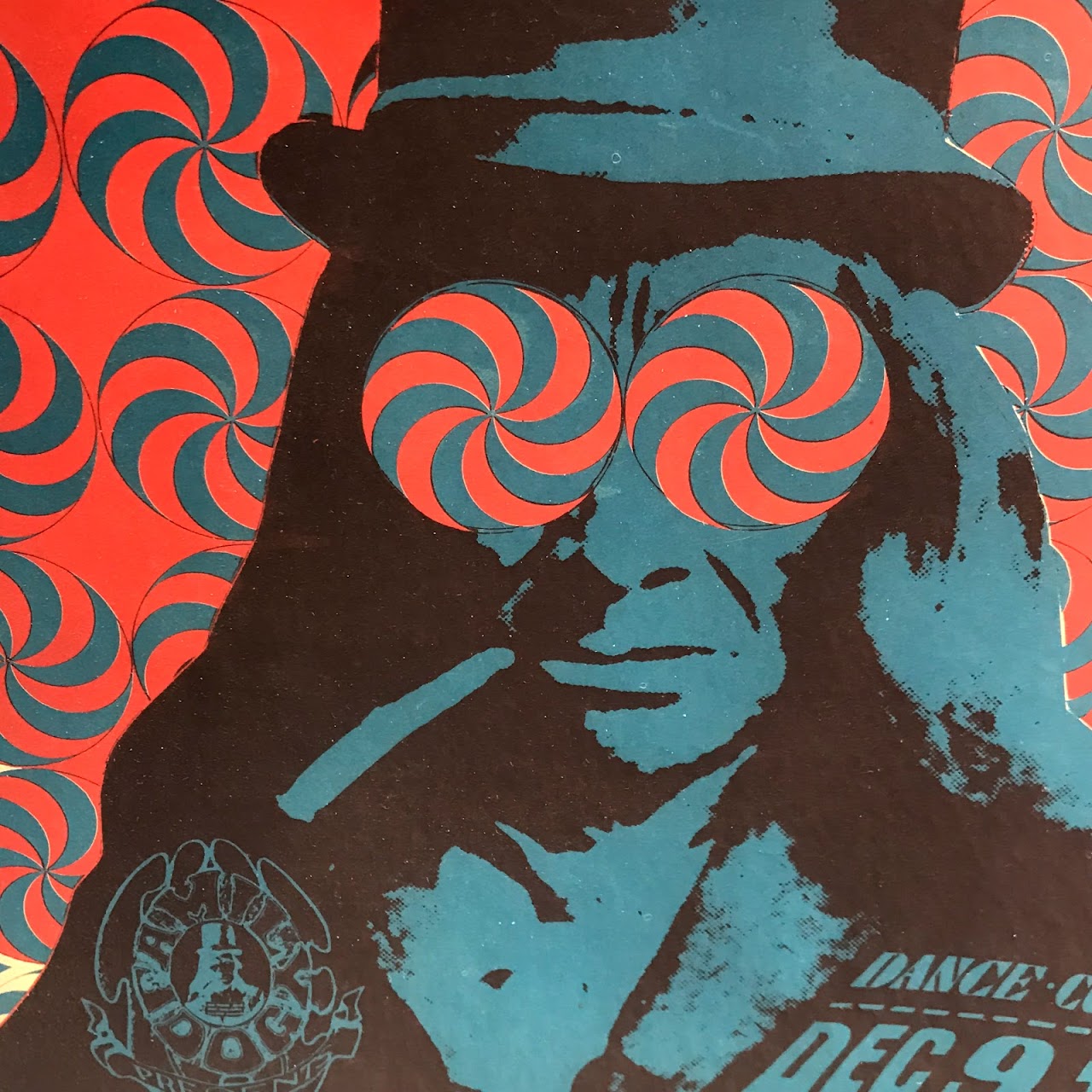 Victor Moscoso Vintage Poster