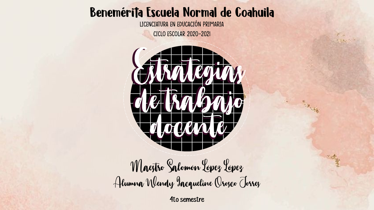 Portafolio De Evidencias Estrategias De Trabajo Docente