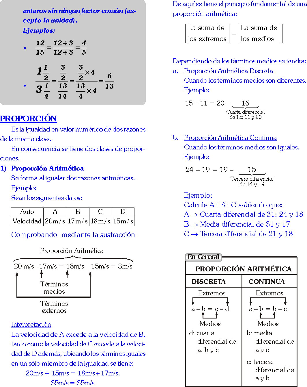 Razones Y Proporciones Ejercicios Resueltos En Pdf