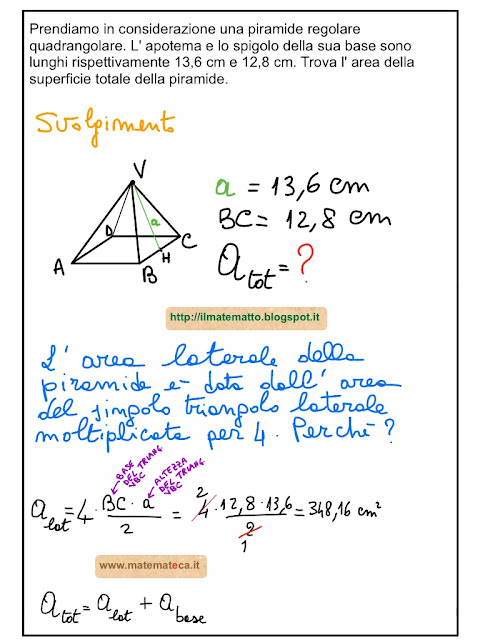 Matematica: Esercizi Svolti.: Problema svolto di Geometria per la Terza ... Matematica: Esercizi Svolti.: Problema svolto di Geometria per la Terza ...