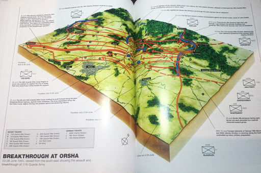 Gaming from the cupboard: Orsha 1944 - Part Two - the map
