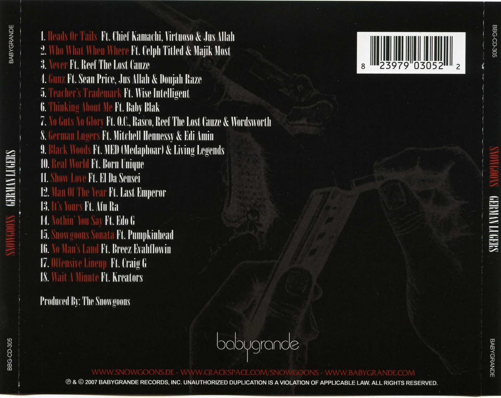 Snowgoons - German Lugers 2007 FLAC + 320kbps * RlsMaradona