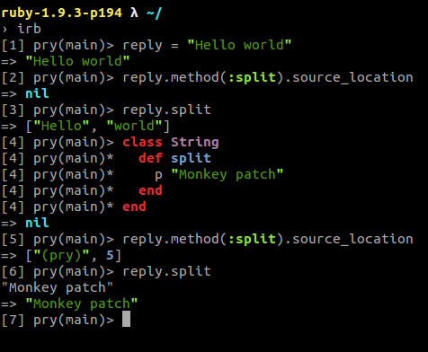 Ruby Check Whether Method Is Monkey Patched Or Not