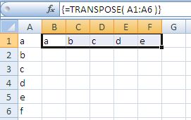 Arivilm Transpose Function