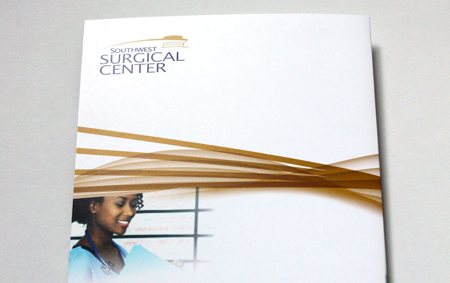 mark bolek | graphic designer portfolio: SURGICAL CENTER BROCHURE