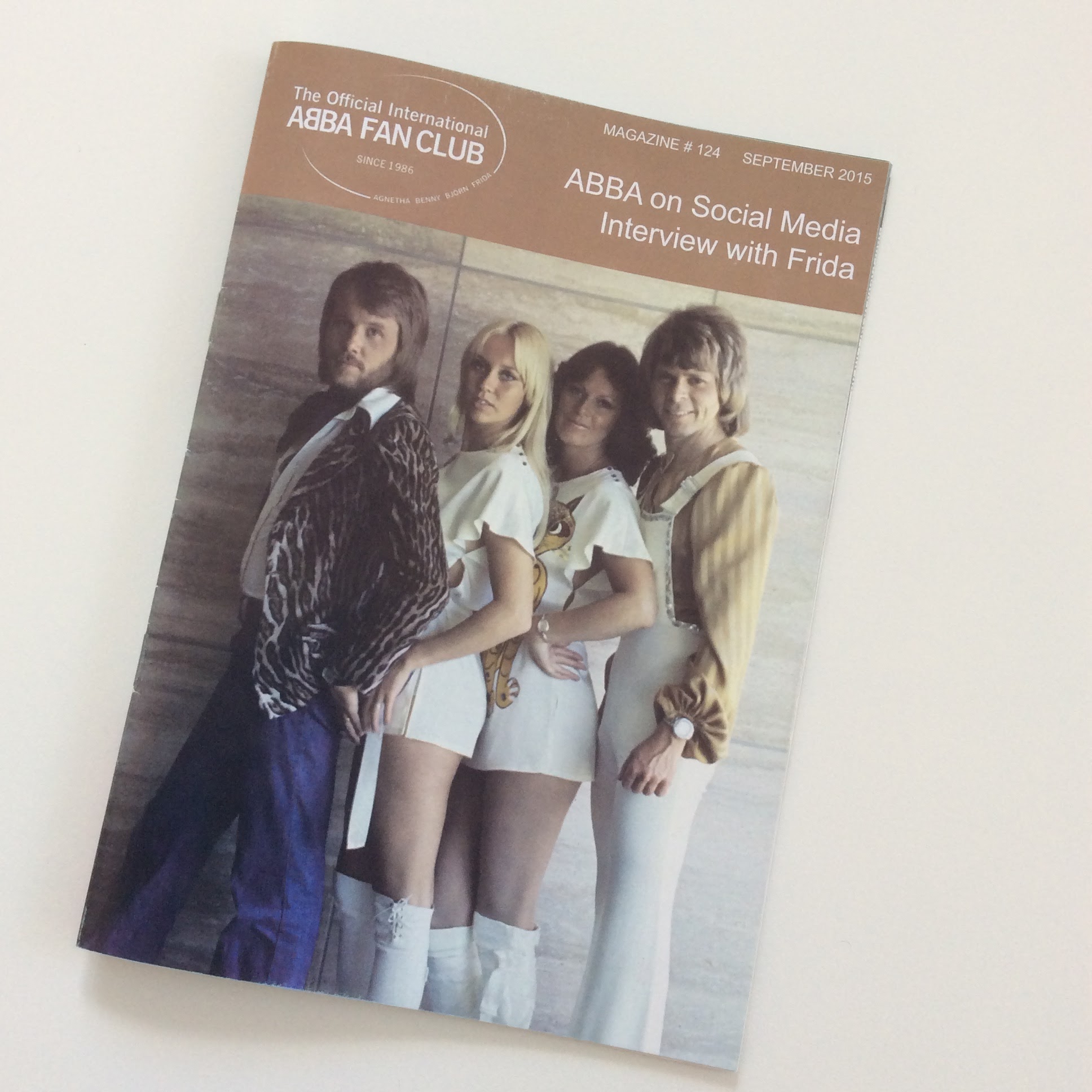 ABBA Fans Blog: Official Abba Fan Club Magazine #124