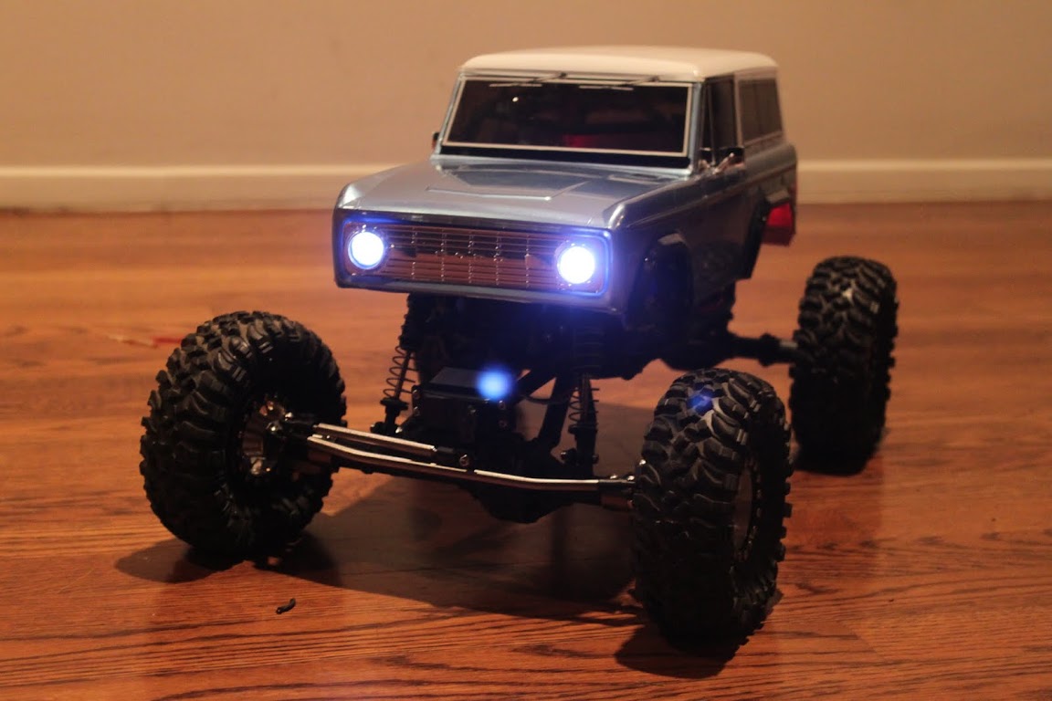 FS:Axial Wraith Modded with Tamiya Bronco Body. Auminum hopups! - R/C ...