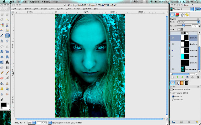 Gimped! Gimp Tutorials: Gimp tutorial: How To Use Gimp to Make A Girl ...
