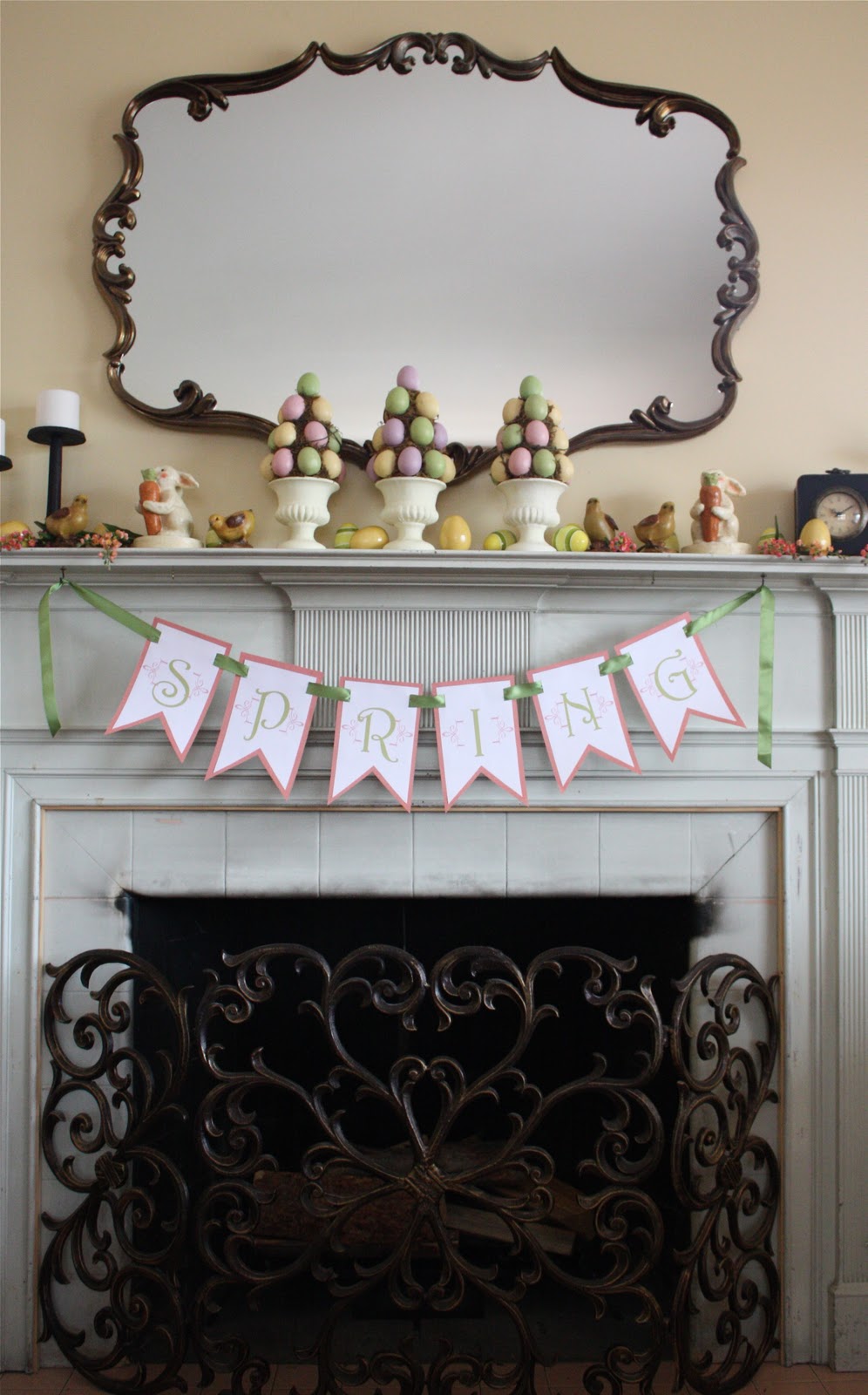 At Second Street: SPRING banner- free printable
