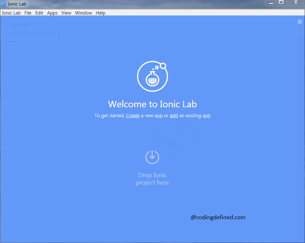Ioniclab For Windows Coding Defined