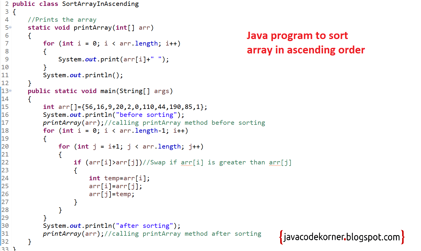 Learn Fundamentals Of Java Programming Array Manipulation In Java