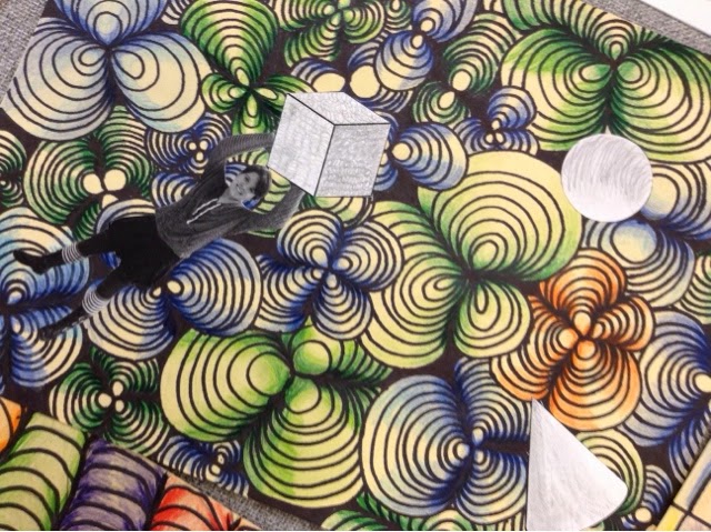 Art at Becker Middle School: Falling into Op Art