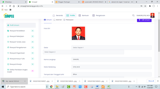 Cara Mengisi simpeg5.kemenag.go.id - caramudah