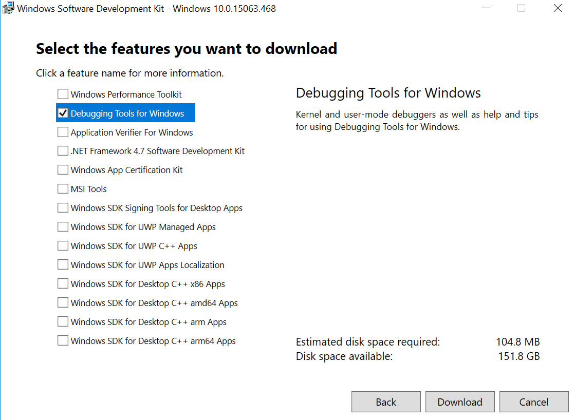 Debugging Tools For Windows