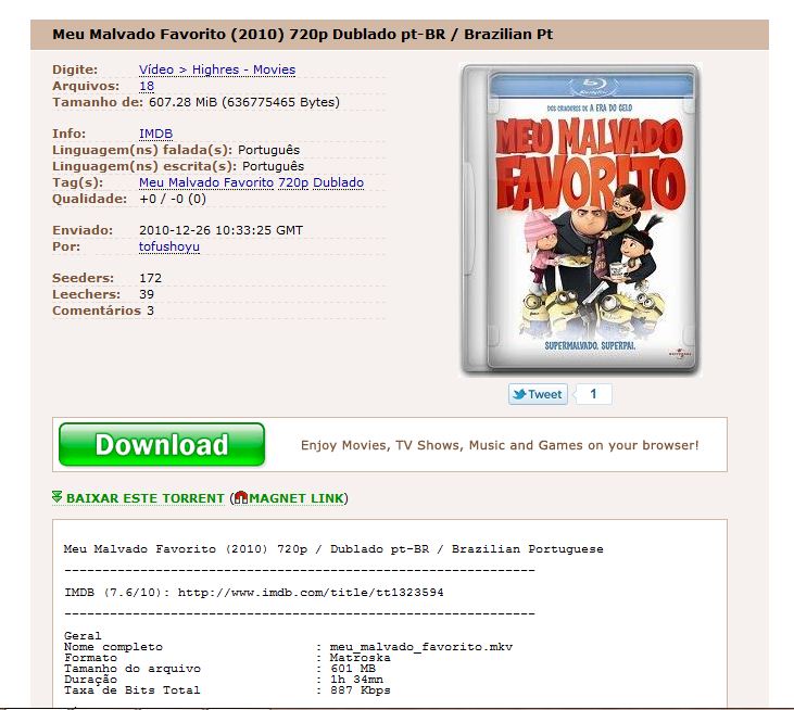 Filmes Torrents: Passo a passo de como baixar filme torrent