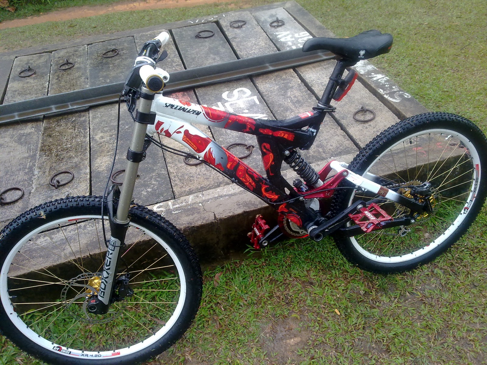 You need balls on the mountains.: Specialized Big Hit FSR III