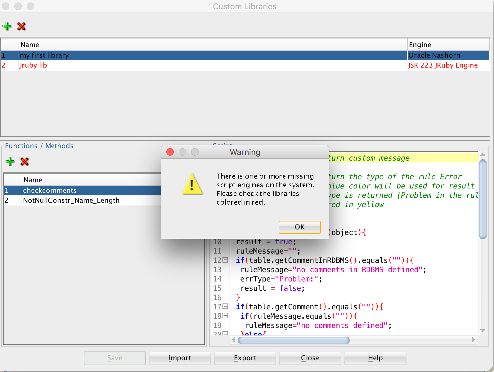 Jruby In Sql Developer Data Modeler On Mac A Blog On Oracle And Stuff