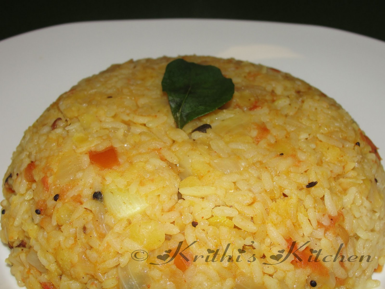 Krithi's Kitchen: Arisi Paruppu Sadham / Rice Lentil Medley | Indian ...